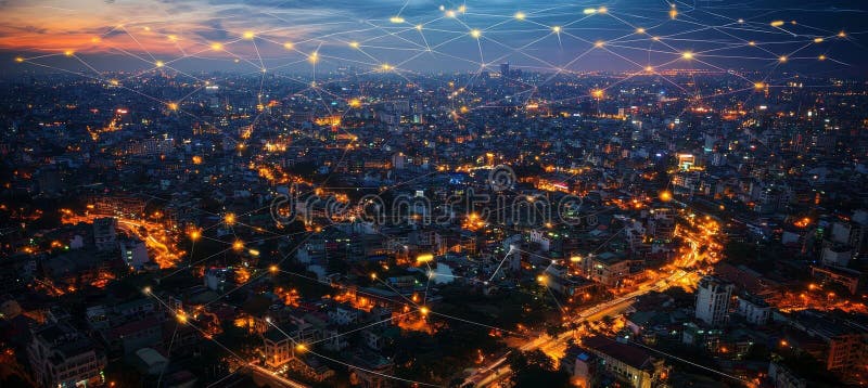 Concept of Smart Cities and Wireless Communication Networks. Digital ...