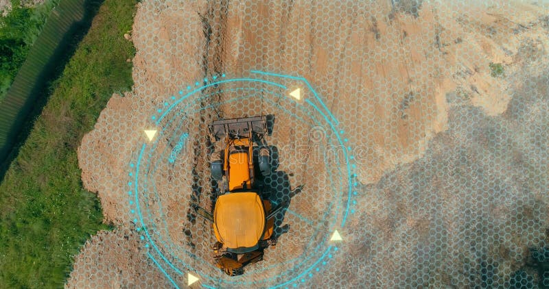 The Concept of a Smart Grader. a Smart Construction Site. the Grader ...