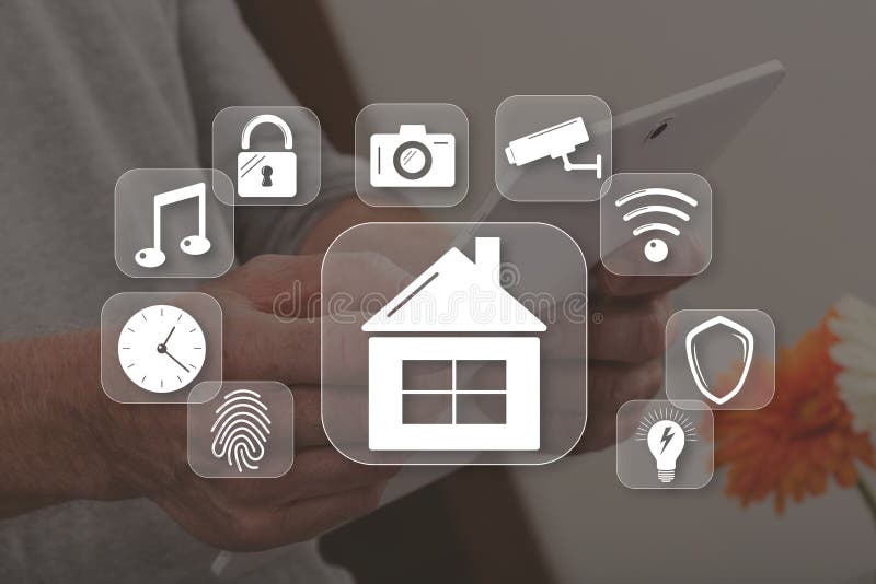 Concept of Smart Home Automation Stock Image - Image of smart, modern ... Concept of Smart Home Automation Stock Image - Image of smart, modern ...
