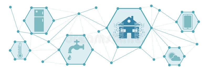 Concept of smart home stock illustration. Illustration of icon - 323993572