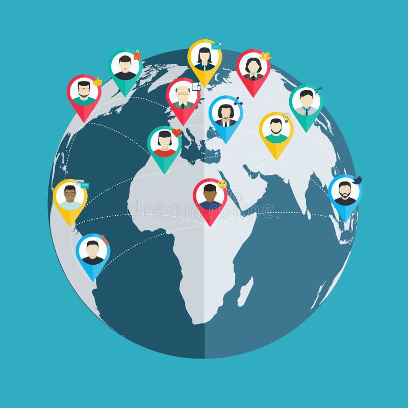 Social World Cartoon Stock Illustrations – 11,711 Social World Cartoon ...