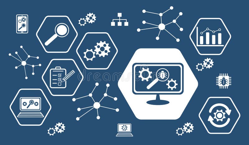 Concept of Software Testing Stock Image - Image of analysis, debug ...
