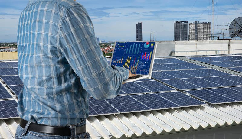 Concept Solar Cell Power Management Stock Photo - Image of maintenance, future: 396852624