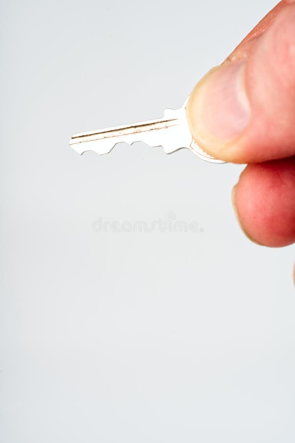 The Concept of a Solution To a Complex Problem. Key in Hand on a White ...