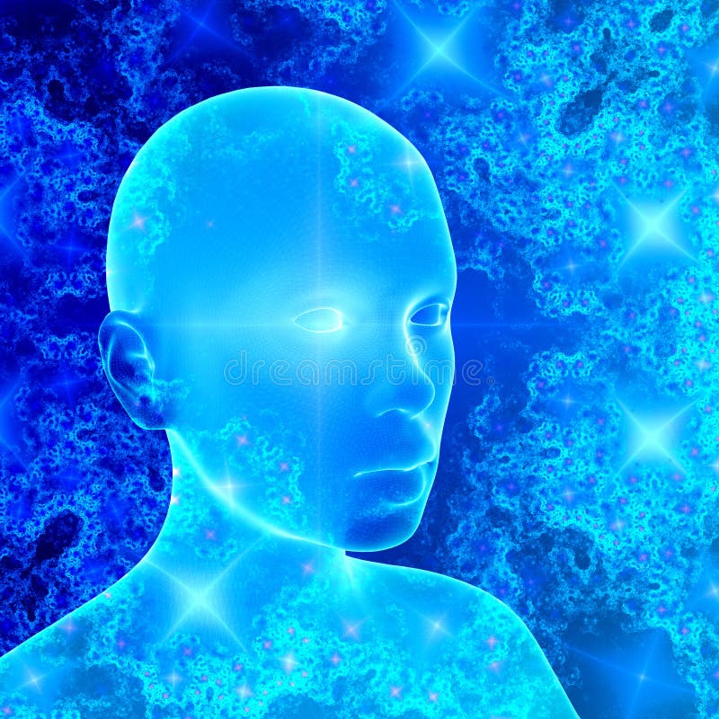 Concept of Soul or Consciousness, Knowing Yourself, Overmind, Colored ...