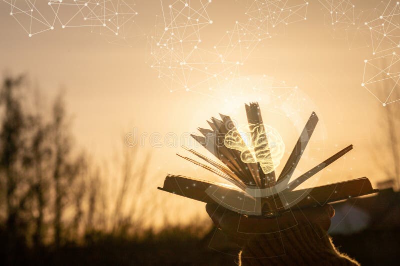 Concept Source of Knowledge Stock Illustration - Illustration of person ...