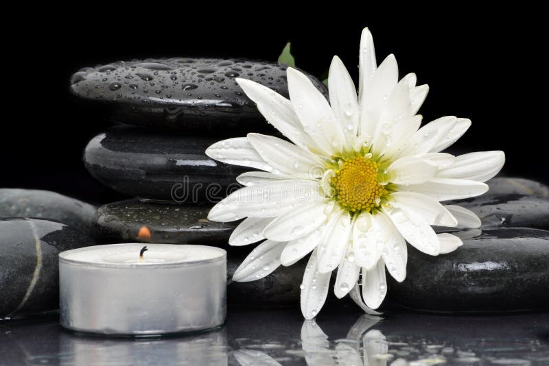 Concept Spa Rocks stock photo. Image of flame, hygiene - 22360642