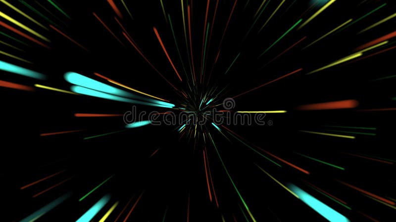 Concept of Space Time Travel, Warp Speed, Future Transportation. Stock ...