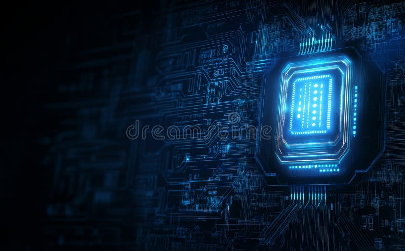 The Concept of Speed and Technology is Represented in this Abstract ...