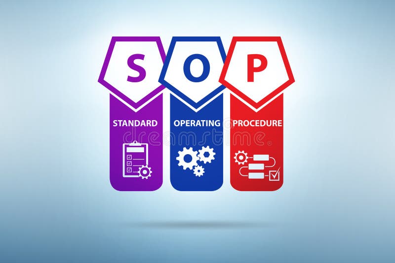 Concept of Standard Operating Procedure Stock Illustration ...