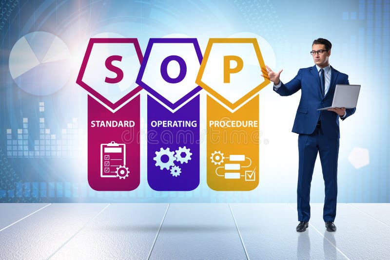 Concept of Standard Operating Procedure Stock Image - Image of business ...