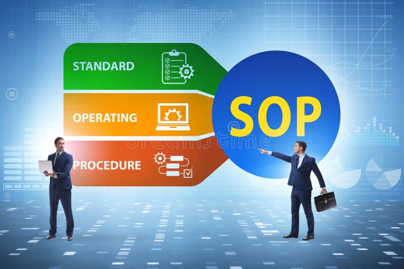 Concept of Standard Operating Procedure Stock Image - Image of ...