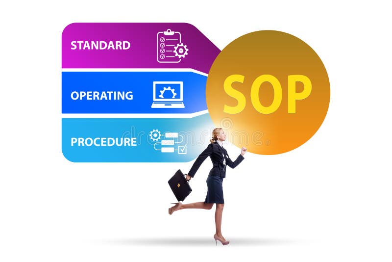 Concept of Standard Operating Procedure Stock Image - Image of quality ...