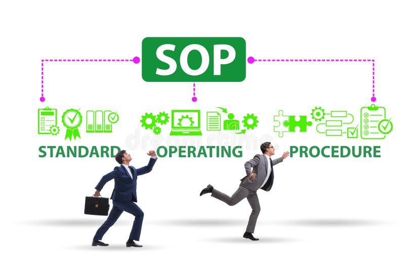 Concept of Standard Operating Procedure Stock Image - Image of process ...