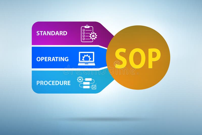 Concept of Standard Operating Procedure Stock Illustration ...