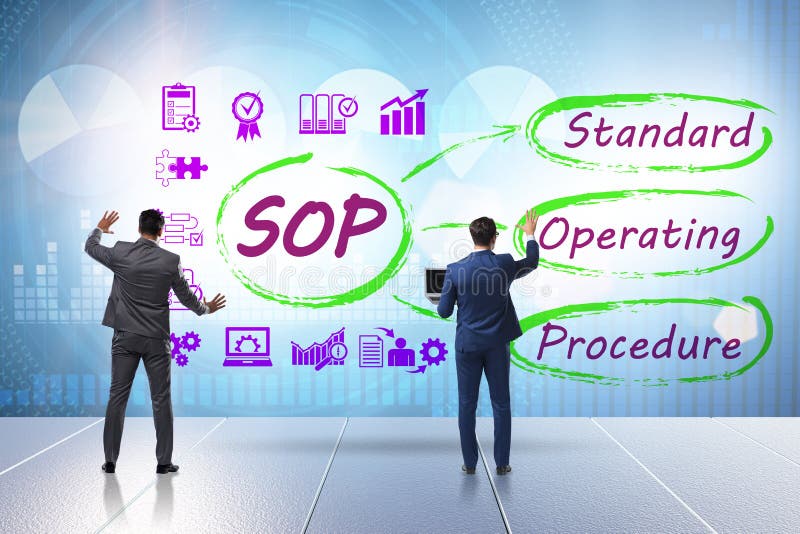 Concept of Standard Operating Procedure Stock Image - Image of ...