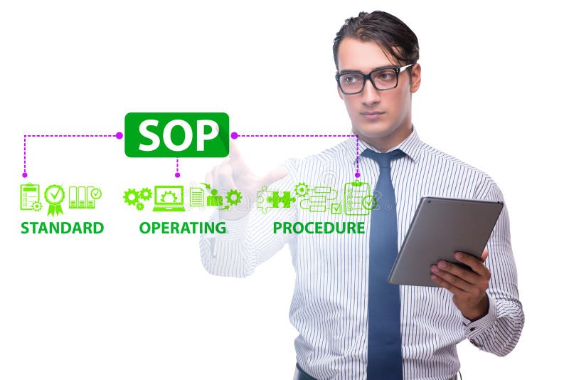 Concept of Standard Operating Procedure Stock Image - Image of ...