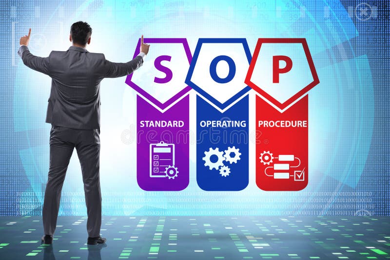 Concept of Standard Operating Procedure Stock Illustration ...