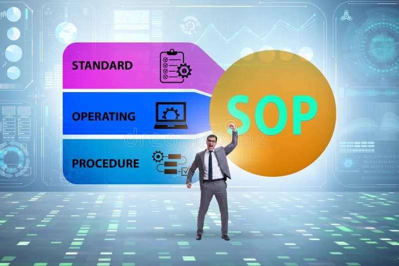 Concept of Standard Operating Procedure Stock Image - Image of quality ...