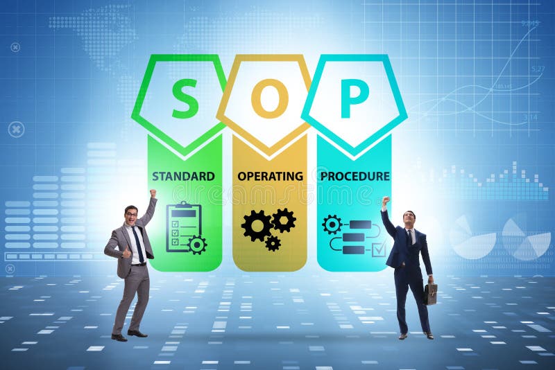 Concept of Standard Operating Procedure Stock Image - Image of ...