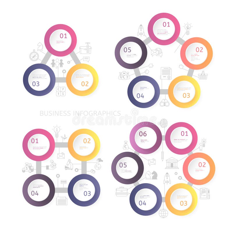 Concept stap voor stap vector illustratie. Illustration of illustratie ...