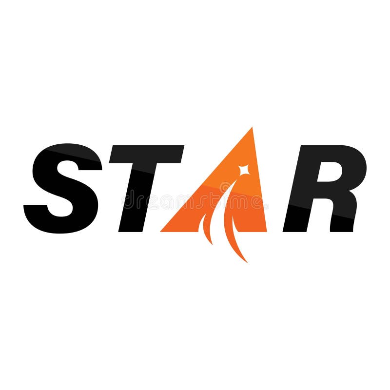 Concept of Star Letter Logo Vector Stock Vector - Illustration of star ...