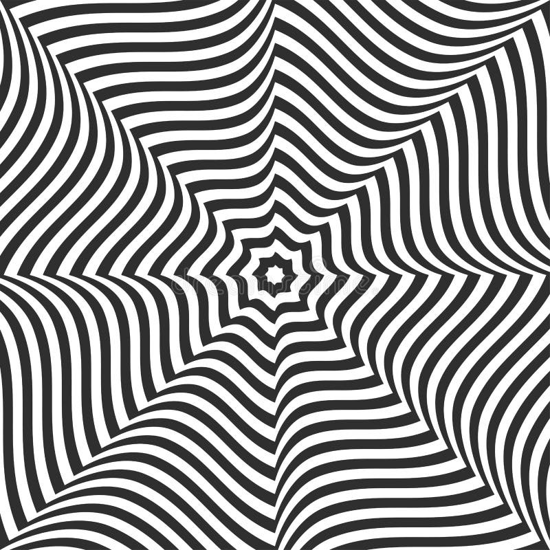 Optical Illusion Octa Wall Paper Pattern Stock Vector - Illustration of ...