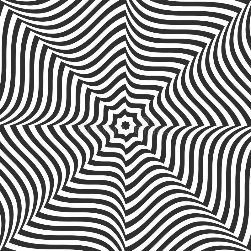 Optical Illusion Octagon Clipart Background Stock Vector - Illustration ...