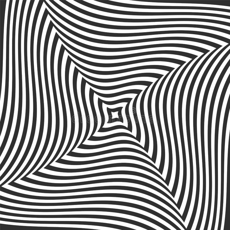 Optical Illusion Rectangular Pattern Background Stock Vector ...