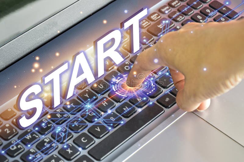 Concept of Starting Something New, Starting a New Year, Starting a New ...