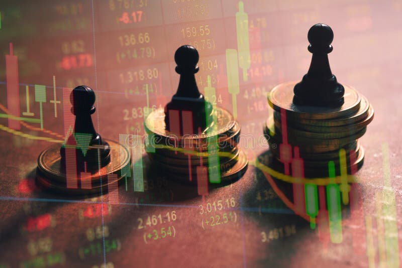 Concept of Stock Market Strategy. Stock Image - Image of financial ...