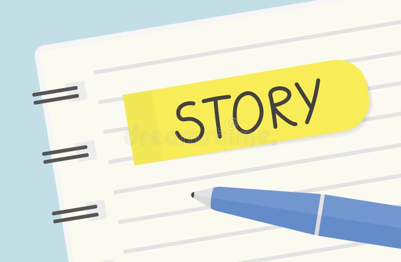 Concept of story word stock vector. Illustration of hire - 259357820