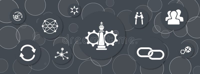 Concept of Strategic Alliance Stock Illustration - Illustration of ...