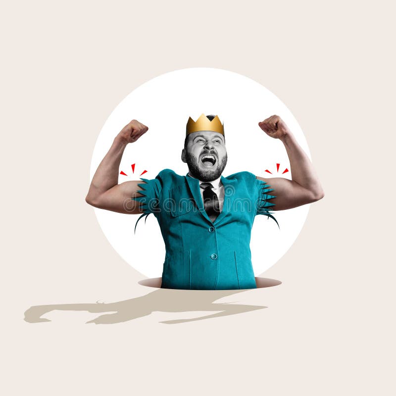 Concept of Strength and Power. Stock Illustration - Illustration of ...