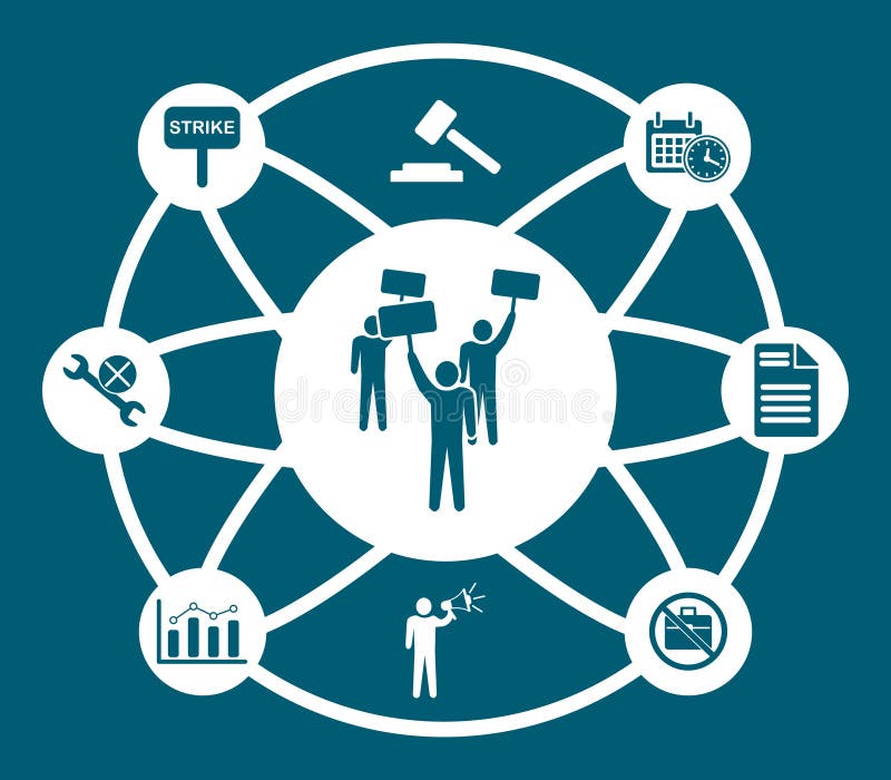 Concept of strike stock illustration. Illustration of spin - 247101753