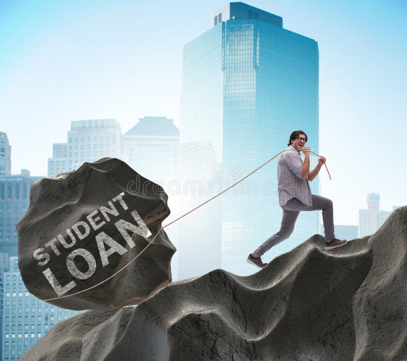 Concept of Student Loan and Expensive Education Stock Photo - Image of ...