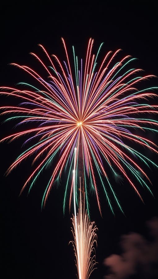 Stunning Fireworks Design for Celebrations Stock Illustration ...