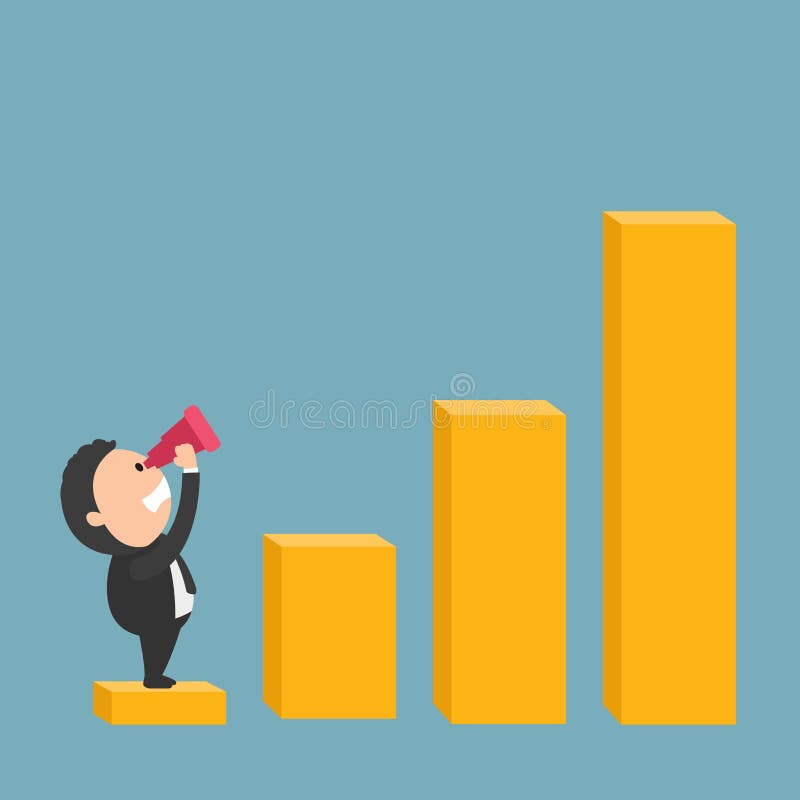 The Concept of the Success Continuing Growing Stock Vector ...