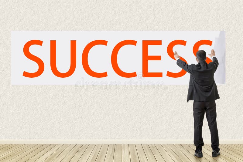 Concept of success stock image. Image of slogan, business - 44339181