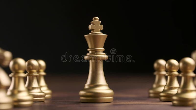 The Concept of a Successful Boss and Leader in the Form of Chess Pieces ...