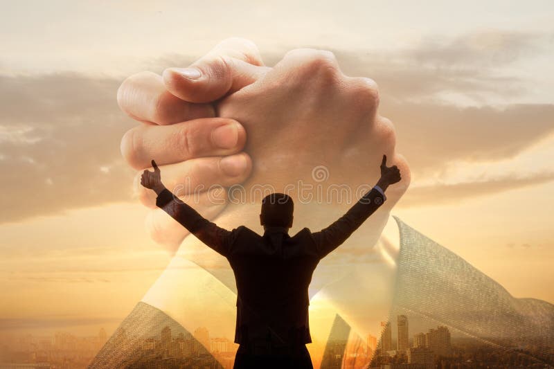 Concept of Successful Cooperation in Business Stock Photo - Image of ...