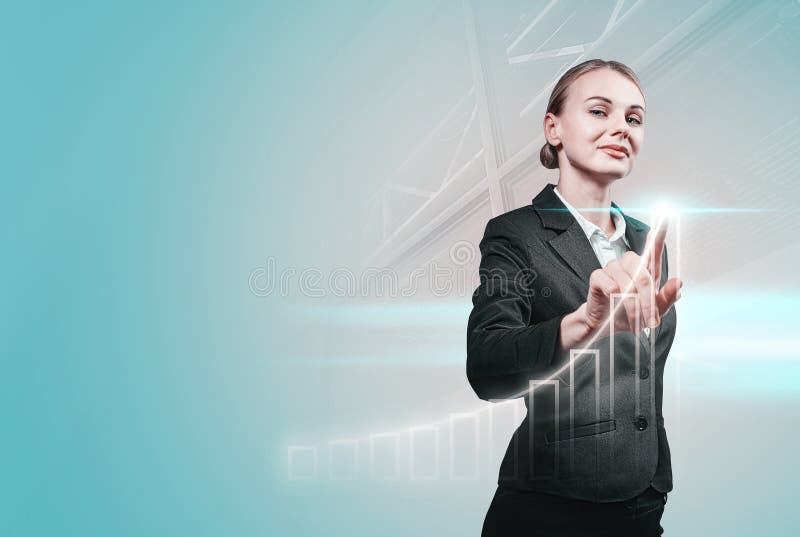 The Concept of a Successful Woman in Business. Business Development To ...