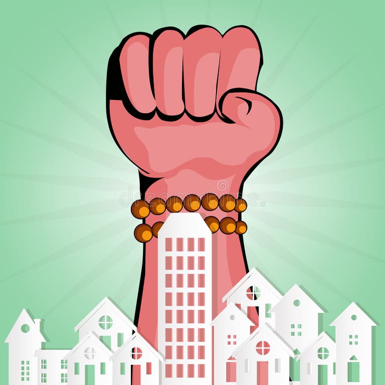 Concept on Super Hand Protection at Home Stock Vector - Illustration of ...