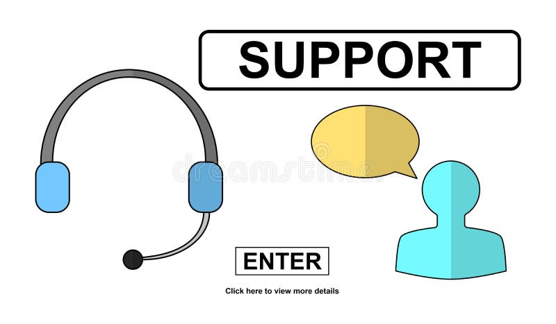 Concept of support stock illustration. Illustration of service - 144574348