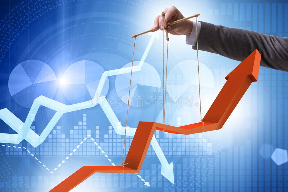 Concept of Supporting Economic Growth in Economy Stock Photo - Image of ...