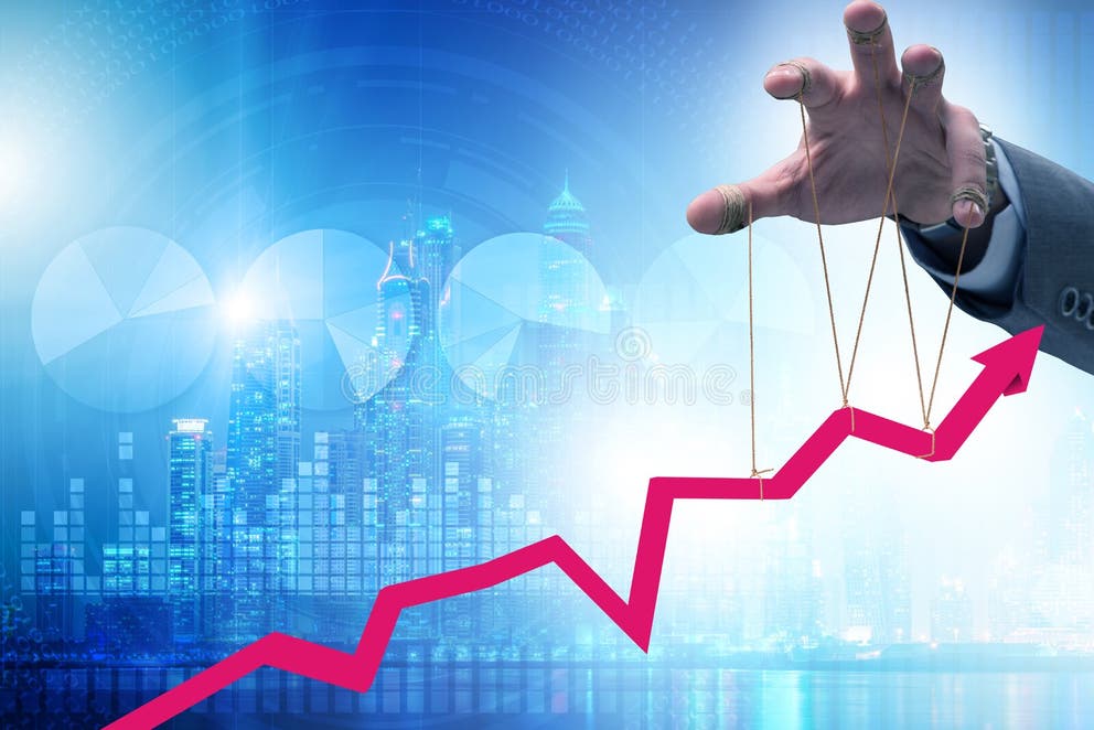 Concept of Supporting Economic Growth in Economy Stock Image - Image of ...