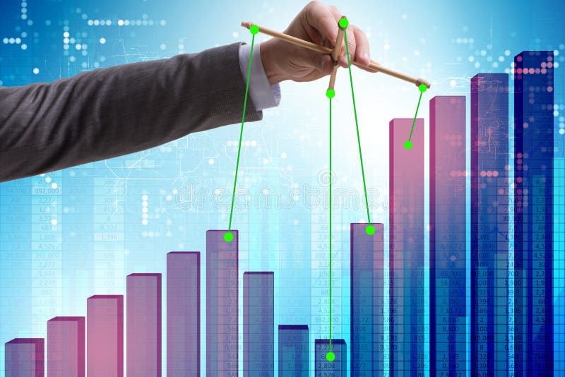 Concept of Supporting Economic Growth in Economy Stock Photo - Image of ...