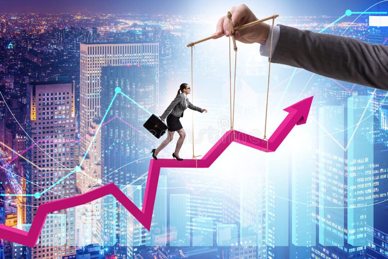 Concept of Supporting Economic Growth in Economy Stock Image - Image of ...