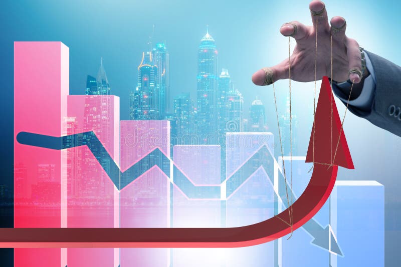 Concept of Supporting Economic Growth in Economy Stock Image - Image of ...