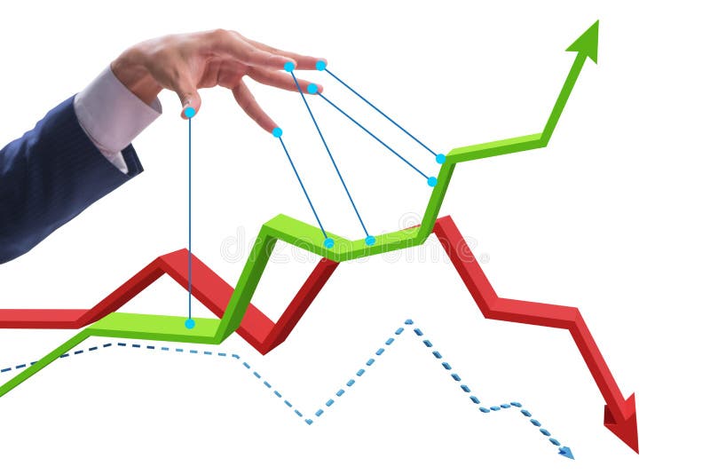 Concept of Supporting Economic Growth in Economy Stock Photo - Image of ...